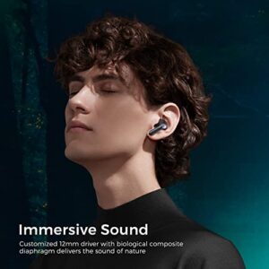 SoundPEATS Air3 Pro Hybrid Active Noise Cancelling Wireless Earbuds, QCC3046 Bluetooth 5.2 Stereo Headphones with 12mm Driver, aptX Adaptive, Game Mode, CVC 8.0, Transparency Mode, 24H Playtime