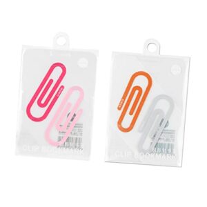 operitacx 4pcs paperclip bookmark paper folders metal bookmarks metal folder stationery binder clips fun paper clips notice board iron paper clips students paper clips file paper clips