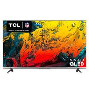 tcl 55″ class 6-series 4k mini-led uhd qled dolby vision hdr smart google tv – 55r646, black