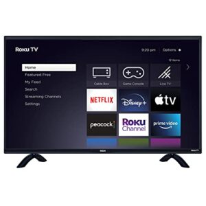 rca 32-inch flat screen 720p roku smart led tv – rtr3261, 2021 model