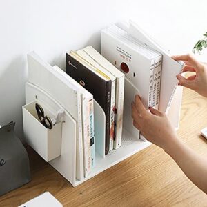 BIENKA Reading Bookshelf Bookend Book Support Stand Multifunction Book Folder Bookshelf with Pen Holder Reading Shelf