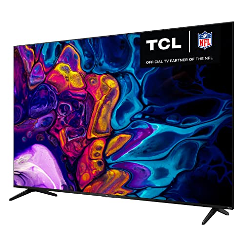 TCL 55" Class 5-Series 4K UHD QLED Dolby Vision & Atmos, VRR, AMD FreeSync, Smart Roku TV - 55S555 (2022 Model), Black