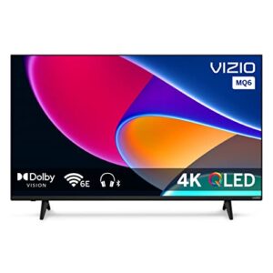 vizio 43-inch mq6 series 4k qled hdr smart tv w/dolby vision, wifi 6e, bluetooth headphone capable, amd freesync & alexa compatibility, m43q6m-k04, 2023 model