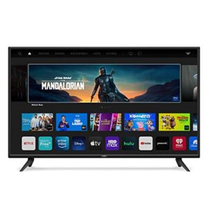 vizio 43-inch v-series 4k uhd led hdr smart tv with apple airplay and chromecast built-in, dolby vision, hdr10+, hdmi 2.1, auto game mode and low latency gaming, v435-j01, 2021 model (renewed)