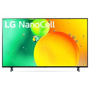 lg nano75 series 55-inch class smart tv 55nano75uqa – 2022 ai-powered 4k, alexa built-in