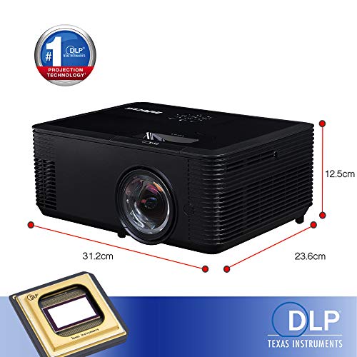 InFocus IN138HDST Projector, Black, 1920 x 1080