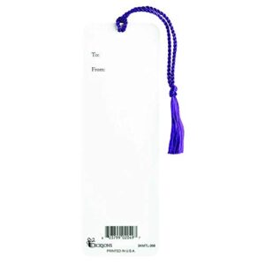 Your First Holy Communion Purple 6 x 2 Cardstock Tassel Bookmarks Pack of 12