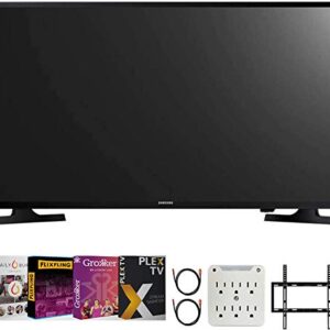 SAMSUNG UN32M4500B 32"-Class HD Smart LED TV Bundle with Premiere Movies Streaming + 19-45 inch TV Flat Wall Mount + 2X 6FT 4K HDMI 2.0 Cable + 6-Outlet Surge Adapter