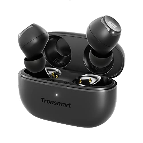 Tronsmart Wireless Earbuds, 【Newest】 Bluetooth Earbuds with Dual Driver Technology, Bluetooth 5.3 Headphones Touch Control with Stereo 32Hrs Playtime, IPX5 Waterproof Wireless Earphones