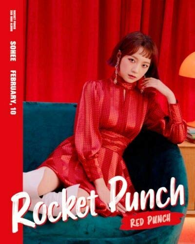 Rocket Punch 'Red Punch' 2nd Mini Album CD+1p Poster+80p Booklet+1p PhotoCard+1p Bookmark+1p Sticker+Pouch+Message PhotoCard SET+Tracking Kpop Sealed