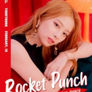 Rocket Punch 'Red Punch' 2nd Mini Album CD+1p Poster+80p Booklet+1p PhotoCard+1p Bookmark+1p Sticker+Pouch+Message PhotoCard SET+Tracking Kpop Sealed