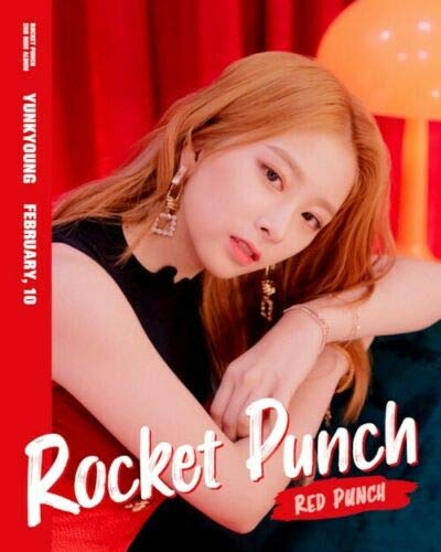 Rocket Punch 'Red Punch' 2nd Mini Album CD+1p Poster+80p Booklet+1p PhotoCard+1p Bookmark+1p Sticker+Pouch+Message PhotoCard SET+Tracking Kpop Sealed