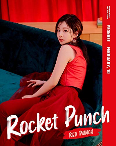 Rocket Punch 'Red Punch' 2nd Mini Album CD+1p Poster+80p Booklet+1p PhotoCard+1p Bookmark+1p Sticker+Pouch+Message PhotoCard SET+Tracking Kpop Sealed