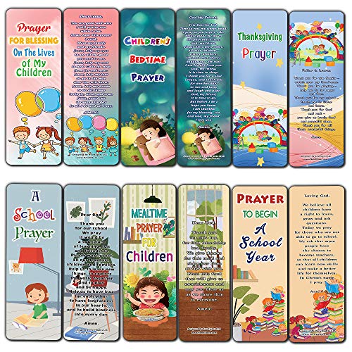 A Prayer for Our Children Bookmarks (12-Pack) - Collection of Prayers for Children