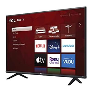 TCL 32" Class 720P HD LED Roku Smart TV 3 Series 32S331 (Renewed) (32", 32S331)