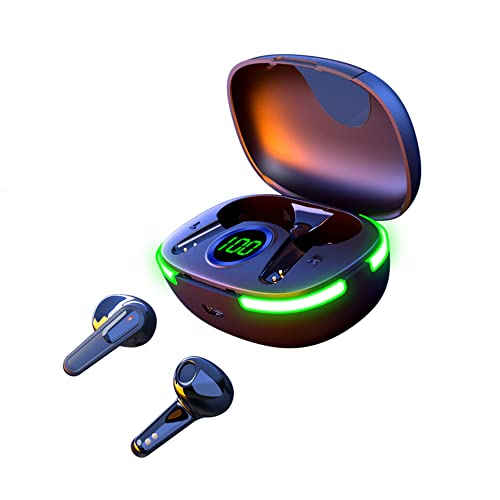 BENBOAR Wireless Earbuds,Bluetooth 5.1 Headphones with LED Digital Display Charging Case IPX4 Waterproof HiFi Stereo True Wireless in-Ear Earphones