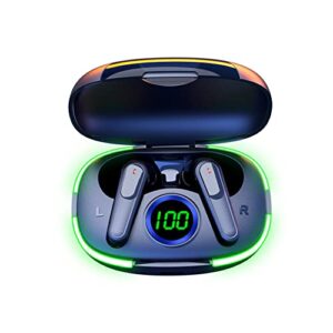 BENBOAR Wireless Earbuds,Bluetooth 5.1 Headphones with LED Digital Display Charging Case IPX4 Waterproof HiFi Stereo True Wireless in-Ear Earphones