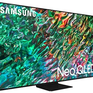 SAMSUNG QN50QN90BAFXZA 50" QLED Quantum Matrix Neo 4K Smart TV with an Austere 5S-4KHD2-2-5M V-Series 2.5m Premium 4K HDR HDMI Braided Cable (2022)