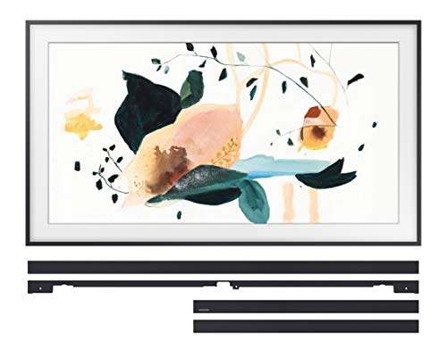 Samsung QN65LS03TA 65" The Frame 4K Ultra High Definition Smart QLED TV with a Samsung VG-SCFT65BL 65" Black Customization Bezel For The Frame TV (2020)