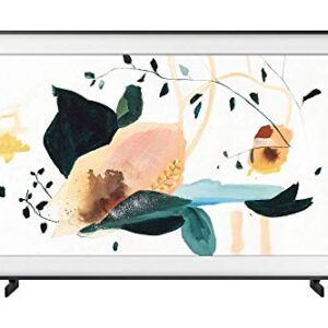 Samsung QN65LS03TA 65" The Frame 4K Ultra High Definition Smart QLED TV with a Samsung VG-SCFT65BL 65" Black Customization Bezel For The Frame TV (2020)