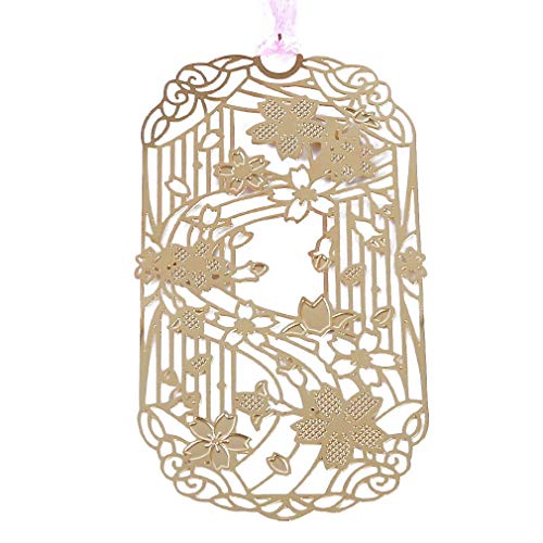 Cherry Blossom Shape Mini Hollow Metal Bookmark Stylish and Popular