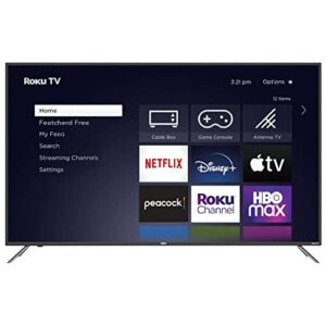 rca 43″ 4k ultra hd 2160p hdr roku smart led tv rtru4327-us