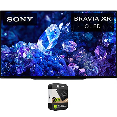 Sony XR48A90K Bravia XR A90K 48 inch 4K HDR OLED Smart TV 2022 Model (Renewed) Bundle with 2 YR CPS Enhanced Protection Pack