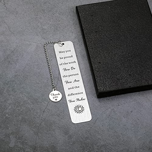 Stocking Stuffers for Men Coworker Thank You Gifts for Women Men Appreciation Gifts for Coworkers Principal Inspirational Bookmark Coworker Leaving Christmas Gifts for Colleague Friend Female