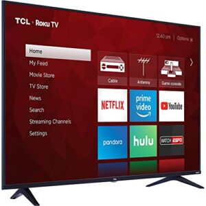 TCL 55S517 55-Inch 4K Ultra HD Roku Smart LED TV (2018 Model)