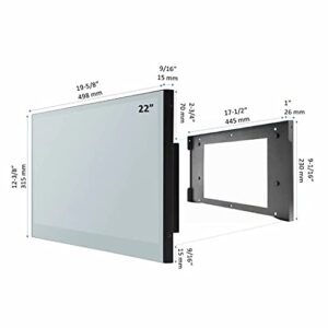 elecsung 22 inch Touchscreen Smart Mirror TV for Bathroom IP66 Waterproof Television with Integrated HDTV(ATSC) Tuner Full HD 1080P with Wi-Fi