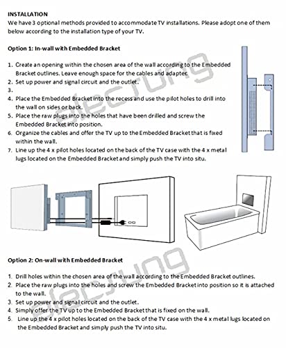 elecsung 22 inch Touchscreen Smart Mirror TV for Bathroom IP66 Waterproof Television with Integrated HDTV(ATSC) Tuner Full HD 1080P with Wi-Fi