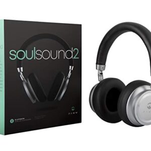 Paww SoulSound 2 Headphones - Over Ear Bluetooth Wireless Headphones - Bass Boost Button - 17 Hours Playtime - Foldable - Modern Fashion & Sound Quality Combined - for Enthusiasts & Audiophiles