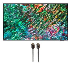 samsung qn75qn90bafxza 75″ qled quantum matrix neo 4k smart tv with an austere 3s-4khd2-2.5m iii series 4k hdmi 2.5m cable (2022)