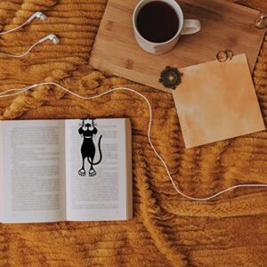 Book Lovercurious Cat Bookmark,Gifts for Readers Locate Reading Progress with Cute Cat Paws More Suitable As A Gift for Cat Lovers (10PCS)