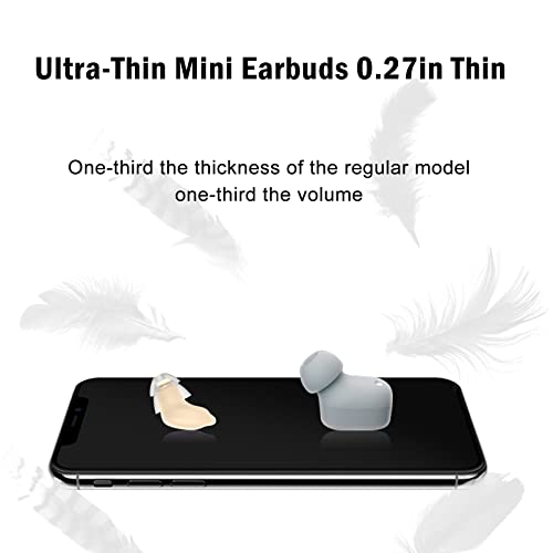 A.FORVI Sleep Earbuds Invisible Bluetooth Earbuds for Sleeping Smallest Sleep Buds Tiny Mini for Side Sleepers Wireless Hidden Headphones Small Discreet Bluetooth Earpiece with Charging Case