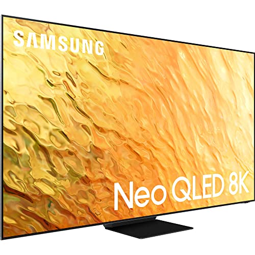 SAMSUNG QN85QN800BFXZA 85 Inch QN800B Neo QLED 8K Smart TV 2022 (Renewed) Bundle with 2 YR CPS Enhanced Protection Pack