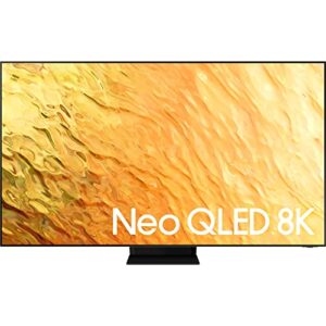 SAMSUNG QN85QN800BFXZA 85 Inch QN800B Neo QLED 8K Smart TV 2022 (Renewed) Bundle with 2 YR CPS Enhanced Protection Pack