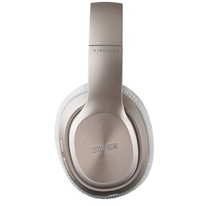 Edifier W820BT Bluetooth Headphones - Foldable Wireless Headphone with 80-Hour Long Battery Life - Gold (Renewed)