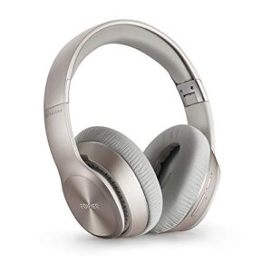 Edifier W820BT Bluetooth Headphones - Foldable Wireless Headphone with 80-Hour Long Battery Life - Gold (Renewed)