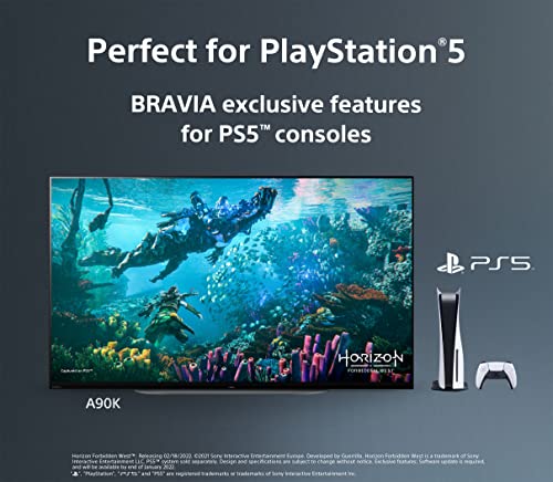 Sony 48 Inch 4K Ultra HD TV A90K Series: BRAVIA XR OLED Smart Google TV with Dolby Vision HDR and Exclusive Features for The Playstation® 5 XR48A90K- 2022 Model (Renewed)