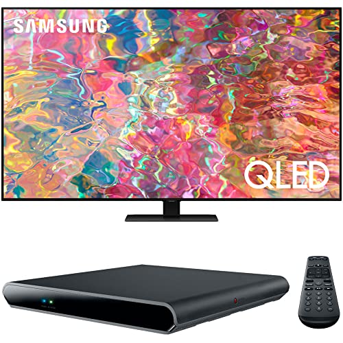 SAMSUNG Q80BA 85 Inch QLED 4K Smart TV (2022) Cord Cutting Bundle with DIRECTV Stream Device Quad-Core 4K Android TV Wireless Streaming Media Player