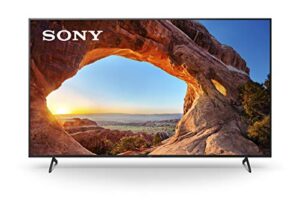 sony x85j 85 inch tv: 4k ultra hd led smart google tv with native 120hz refresh rate, dolby vision hdr, and alexa compatibility kd85x85j- 2021 model, black