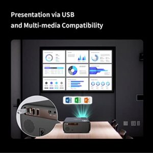 CXDTBH 1080p Projector Td97 Android Led Full Projector Video Proyector Home Theater 4k Movie Cinema Smart Phone Beamer ( Color : D )