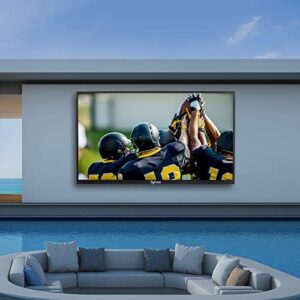 SYLVOX 43'' Outdoor Smart TV 4K UHD Waterproof TV 1000NIT High Bright HDR TV Android 11.0 Built-in Chromecast, with Voice Remote Control for Indoor and Outdoor Use