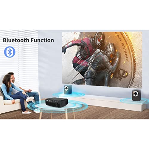 CXDTBH Home Projector Video Movie Beamer System Full 1080P Native Resolution Home Theater Projector