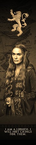 Cersei Lannister Game of Thrones Bookograph Metal Bookmark