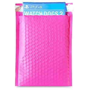 iMBAPrice 250-Pack #0 (6" x 10") Premium Hot Pink Color Self Seal Poly Bubble Mailers Padded Shipping Envelopes (Total 250 Bags)