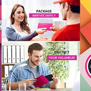 iMBAPrice 250-Pack #0 (6" x 10") Premium Hot Pink Color Self Seal Poly Bubble Mailers Padded Shipping Envelopes (Total 250 Bags)