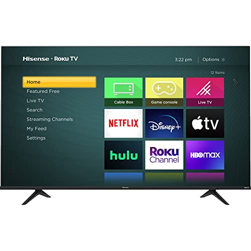 Hisense 43-Inch Class R6090G Roku 4K UHD Smart TV with Alexa Compatibility (43R6090G, 2020 Model)