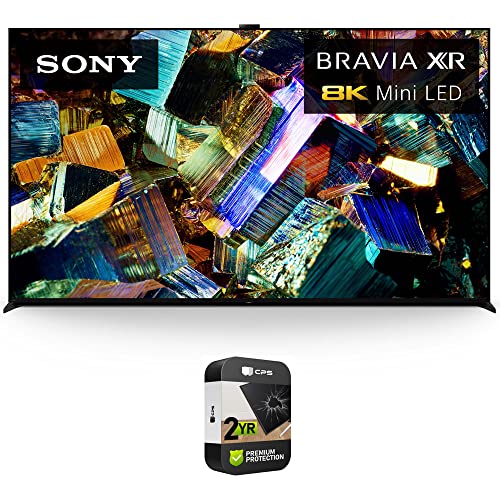 Sony XR85Z9K 85 inch BRAVIA XR Z9K 8K HDR Mini LED TV with Smart Google TV 2022 Model (Renewed) Bundle with 2 YR CPS Enhanced Protection Pack